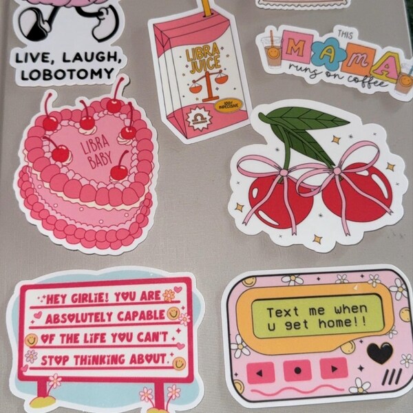 Healing is Not Linear Waterproof Sticker, Mental Health Decals, Healing ...