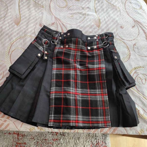 Scottish Men's Handmade Great Kilt 16th Century Highland Vintage Kilt Tartan Great Kilt ...