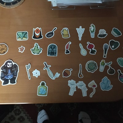 Pegatinas LOTR Lord of the Rings Stickers Diary Stationery Bullet ...