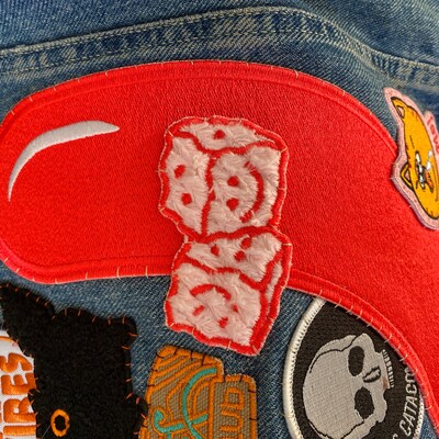 Fuzzy Dice Patch Sew-on - Etsy