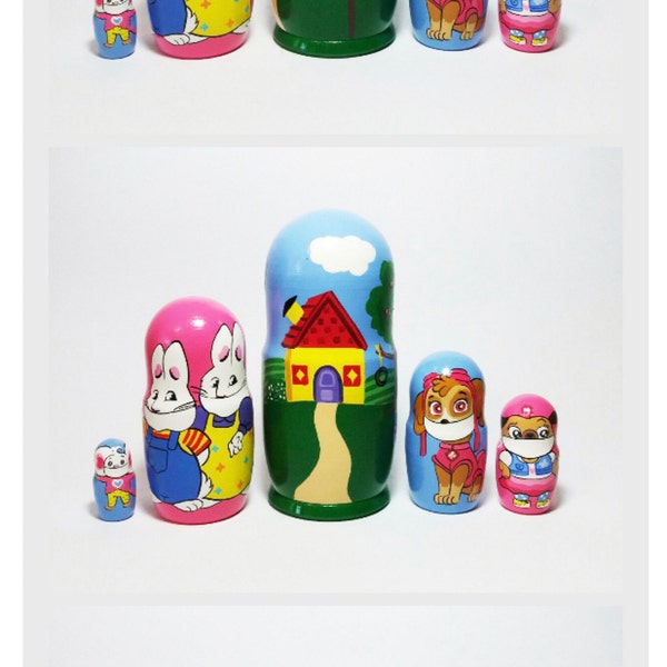 Egyptian Symbols Art Nesting Dolls Ancient Egypt Decor Egypt Hieroglyph ...