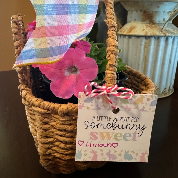 Printable Easter Tags, A Little Treat for SOMEBUNNY Sweet, Easter ...