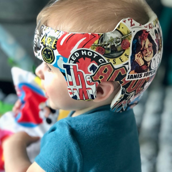 Custom Doc Band Helmet Rock Band Sticker Bomb Wrap- Digital Download ...