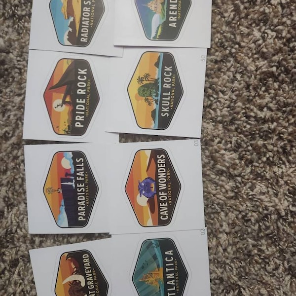 Disney Stickers, Disney National Park Stickers, Disney Decals, Disney ...