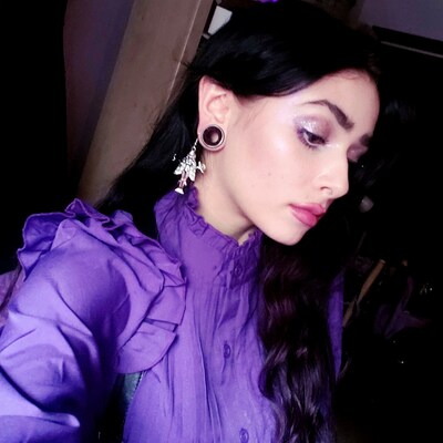 Lilith Innana Ishtar Earrings Ereshkigal Sumerian Jewelry Satanic Demon ...