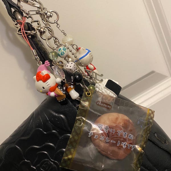 Japanese Gashapon Mini Food Dessert Trinket Beaded Keychains ...