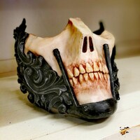 THE RAIDER (resin Half-face Skull Mask) - Etsy Hong Kong