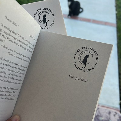 Book Embosser Custom Monogram Initials Personal Design Custom Requests ...