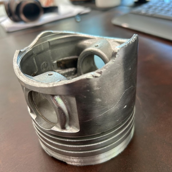 Piston CUP / Real Car Engine Parts / Decorative Piston With Spark Plug ...