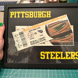 Customized Replica Football Ticket Gift Perfect Way to Give Digital ...