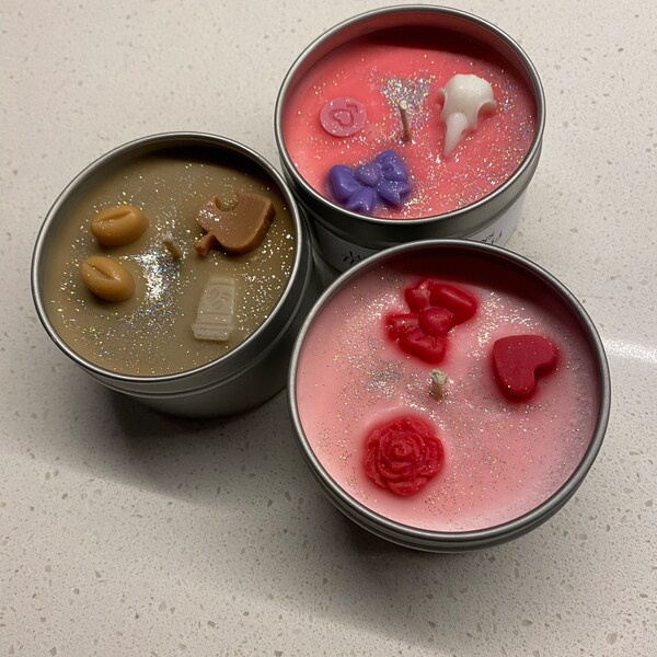 Jupiter’s Thunder | Anime Inspired Natural Soy Wax Candle | Glitter ...