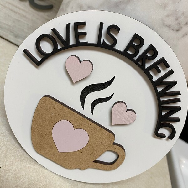 Valentines Decor / Valentines Day Decor / Love is Brewing / Coffee Bar ...