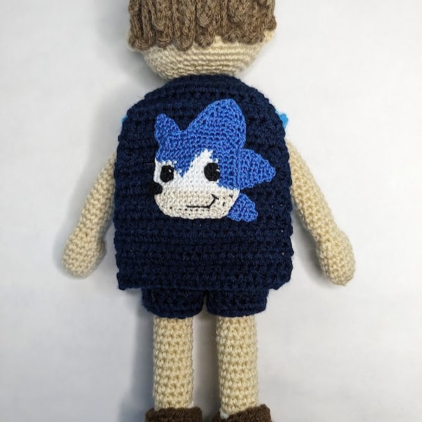 Crochet Sonic, Applique Pattern +free Scarf Pattern ,sonic Ornaments - Etsy