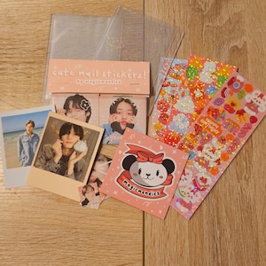 Enhypen Enha Mail Stickers pack of 18 Cute Kpop Happy Mail Square ...