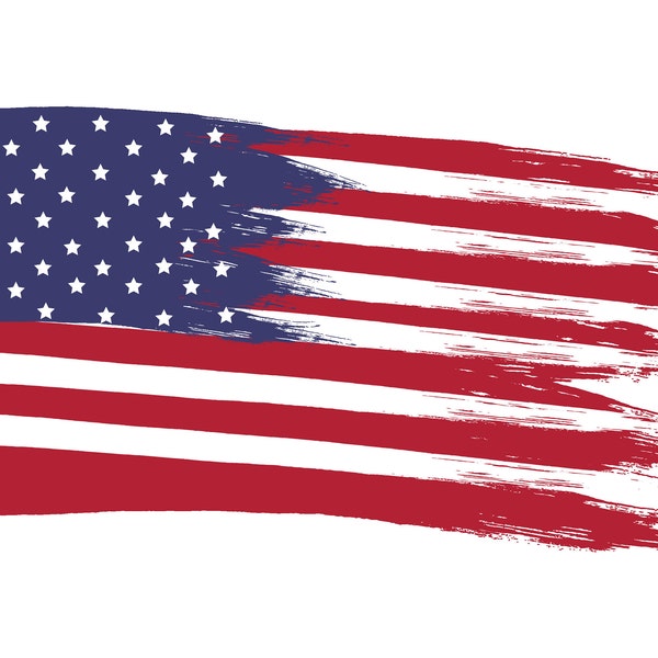 USA Flag Map SVG, United States Flag Map Svg, US Map Svg Cut Files for ...