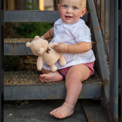 Personalized Girls Peter Pan Collar Shirt W Bloomers, Baby and Toddler ...