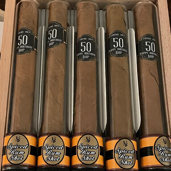 Custom Birthday Cigar Labels, Custom Milestone Cigar Labels, 30th, 40th ...