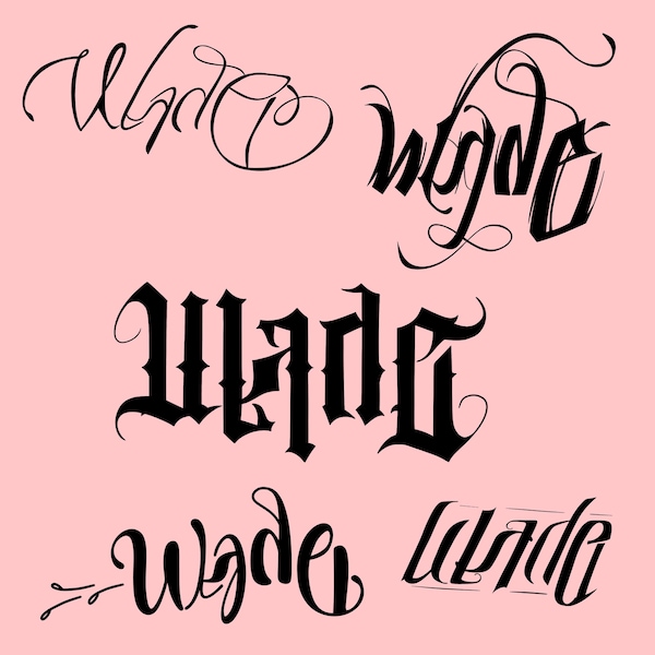 Custom Ambigram Design: Personalized Word Art for Tattoos & Gifts | One ...