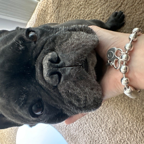 Chunky Ball Chain With Padlock and Key, Uno De 50 Style Key and Padlock ...