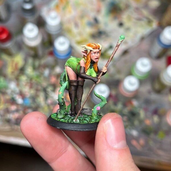 Sorceress Dragon's Crown Pinup | 75mm Pinup | Fantasy Miniature | Dnd ...