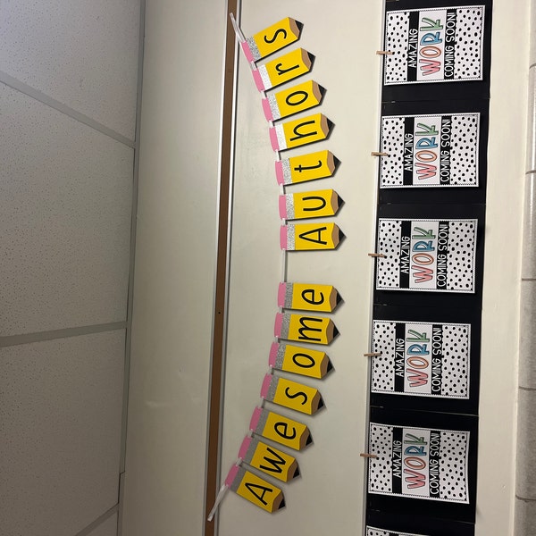 Write Banner Back to School Classroom Banner Decoration Reading Writing ...