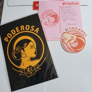 Poderosa Art Print Latina Art Latinx Women Empowerment Gift for Her ...