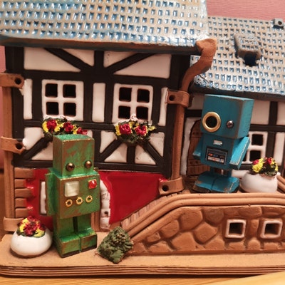 Rusty Robots. Collectable Wooden Robot Figurines. - Etsy