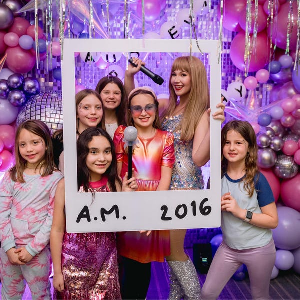 Polaroid Cutout Photo Booth Prop, T-swift, Girl Birthday Party Cutouts ...