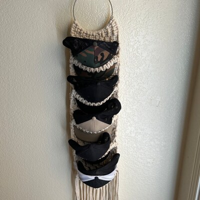 Macrame Baseball Cap Hanger Made-to-order Hanging Hat Rack - Etsy