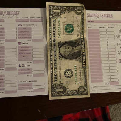 Monthly Budget, Pocket Size Budget Planner, Passport Budget Planner ...