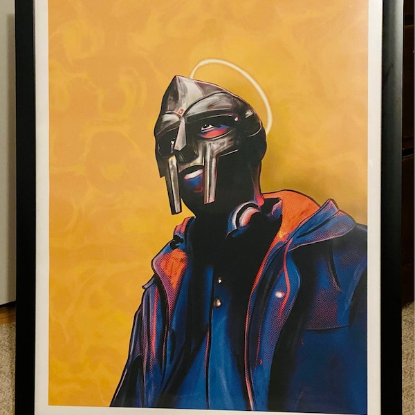 MF DOOM Art - Mf Doom Wall Art, Mf Doom Poster, Mf Doom Prints, Hip Hop ...