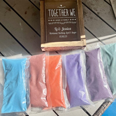 Glass Block Unity Sand Ceremony Set for Beach Wedding - Etsy