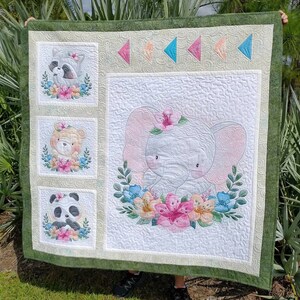 Abc Fabric Panels for Baby Quilts Baby Fabric Panels for | Etsy