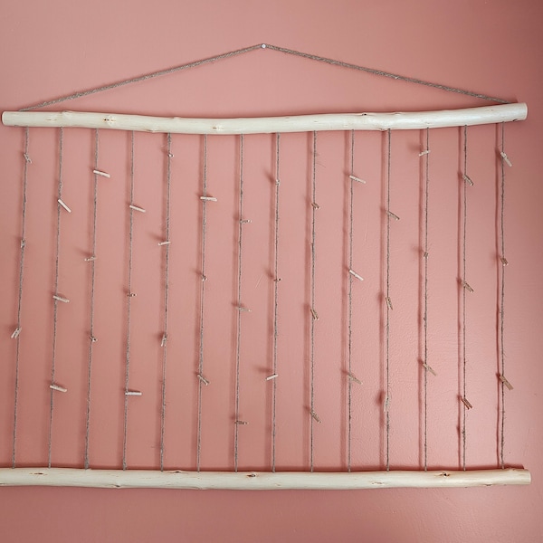 Debarked Wood Sticks Thin Macrame Hanging Dowel Different Sizes for ...