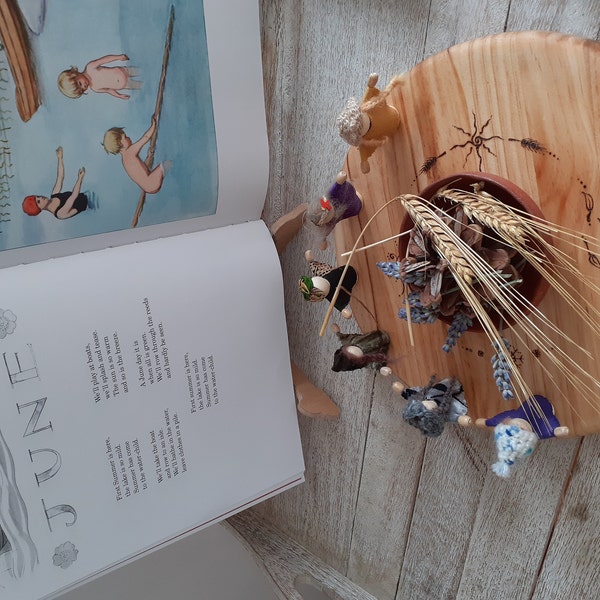 Annual Cyclical Calendar, Handmade, Waldorf Calendar, Cyclicity ...
