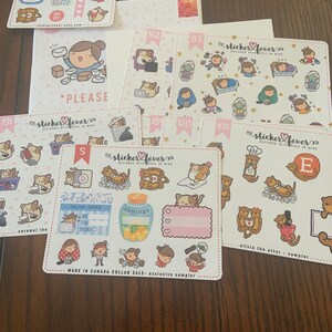 Groceries Kawaii Chibi Character Planner Stickers for Recollections ...
