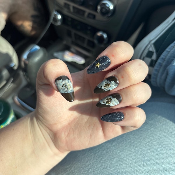 Reusable Greek Mythology Press on Nails Gel Manicure | Fake Nails ...