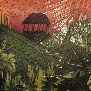 Samoa Flag Independent Upolu Tribal Art on Canvas Panels | Etsy