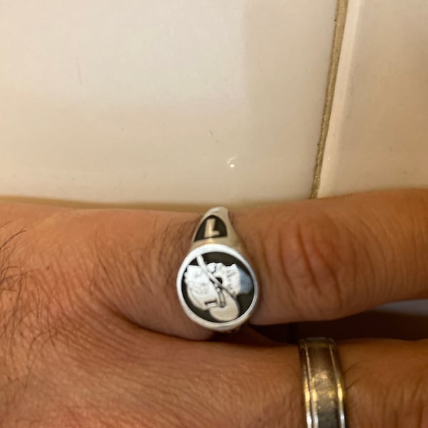 Personalized Signet Ring, Custom Made Family Crest Signet Ring With ...