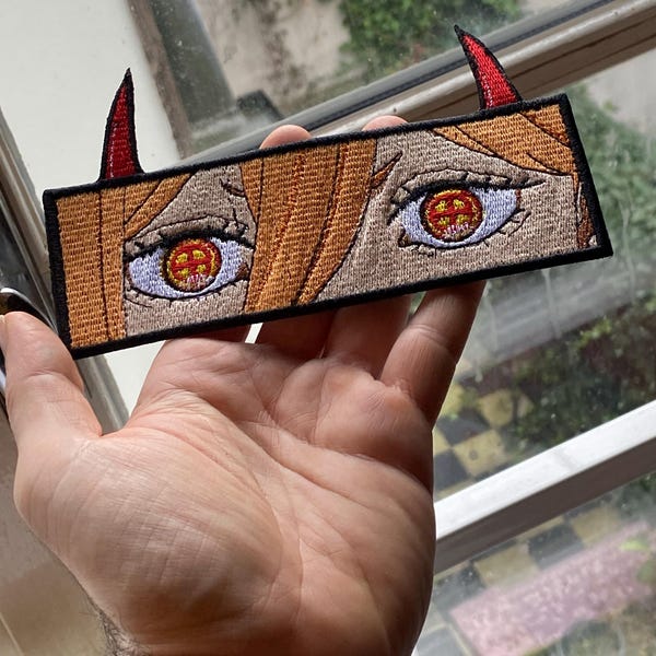 Iron on Anime Patch, Embroidered Patch, Anime Lover Gift, Sew on ...