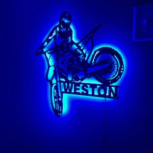 Michael Jordan Lighted up Wallart, RGB Led 16 COLORS W/REMOTE Wooden ...