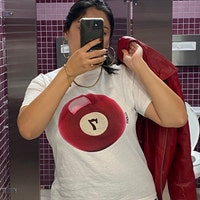 Lucky 7 Ball Graphic Baby Tee - Etsy UK