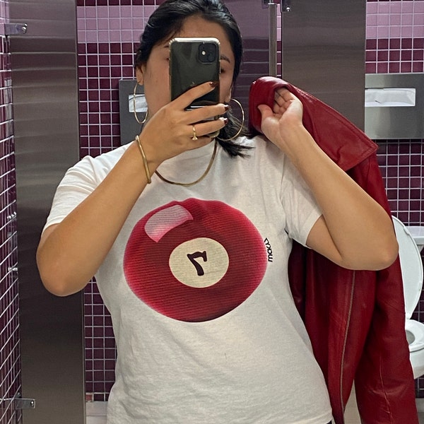 Lucky 7 Ball Graphic Baby Tee - Etsy