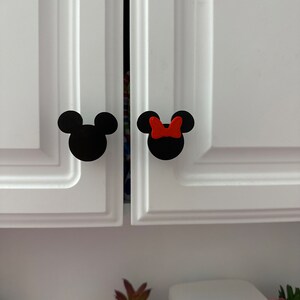 Mickey Mouse Knob Disney Bathroom Handle Disney Home Decor Disney Kitchen Pull Drawer/cabinet ...