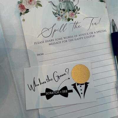 Who Has the Bride Scratch Game - Etsy