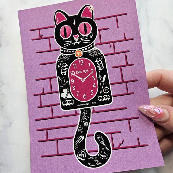 Neon Bones 8 X 10 Art Print | Graphic Pink Illustration | Punk Feminist ...