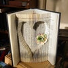Heart Book Folding Pattern Valentines Gift Mothers Day Gift Wedding ...