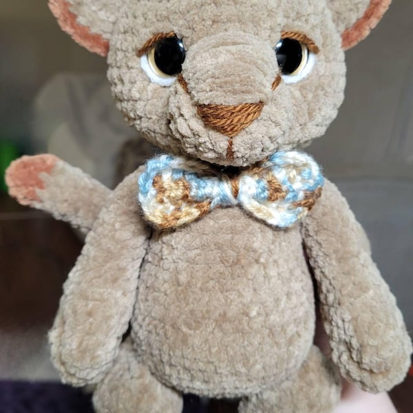 Cleo the Cheetah & Suki the Snow Leopard 2 in 1 Low Sew Crochet Pattern ...