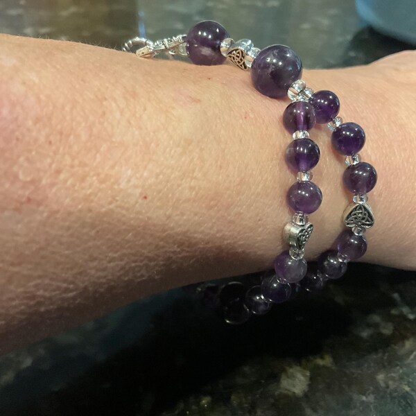 Blue Ceramic and Decorative Wood Cross Protestant Prayer Beads ...