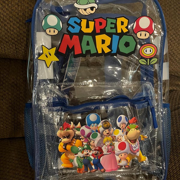 Custom Clear Backpack - Etsy